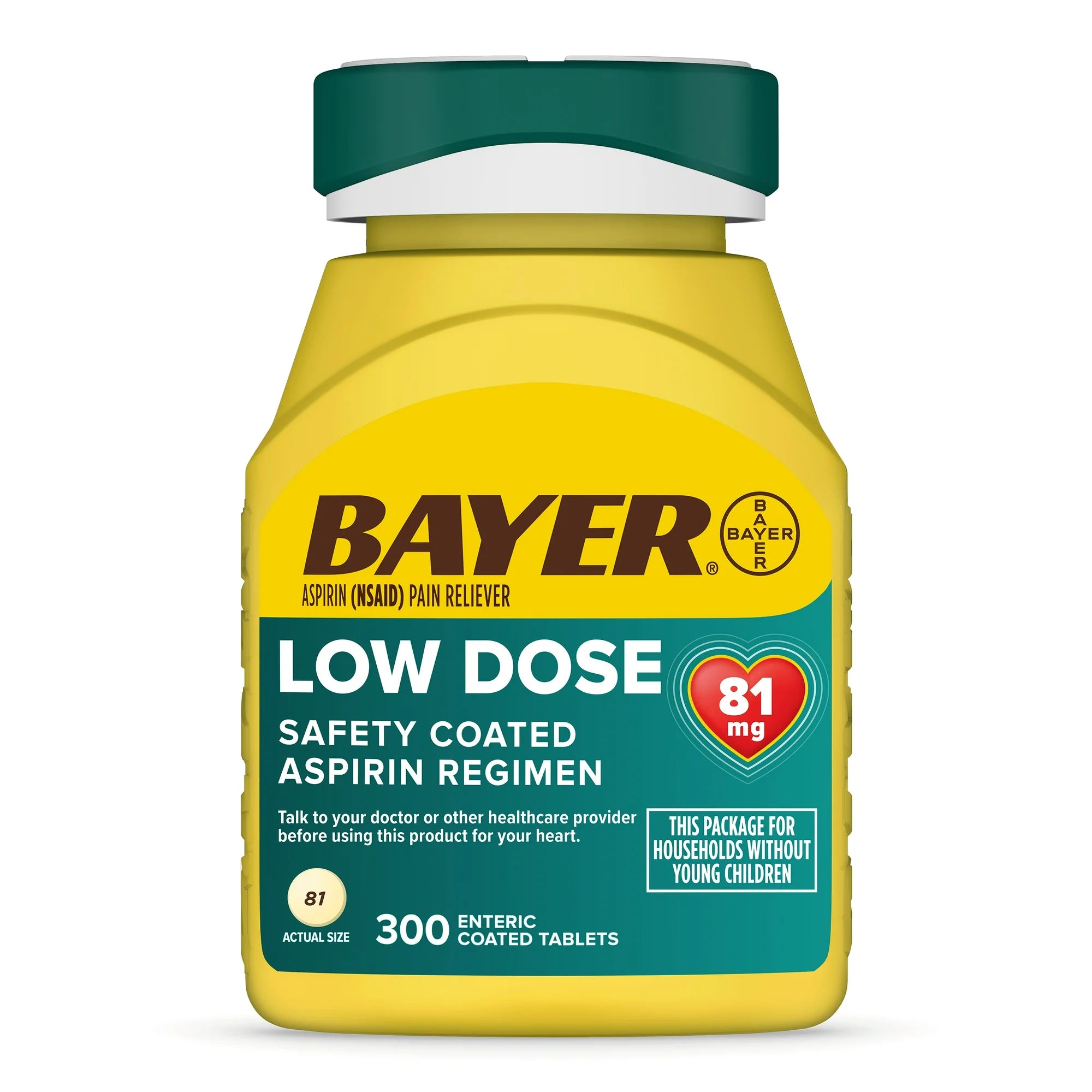 Bayer 81mg 300 Tabletas – Vitaminworld